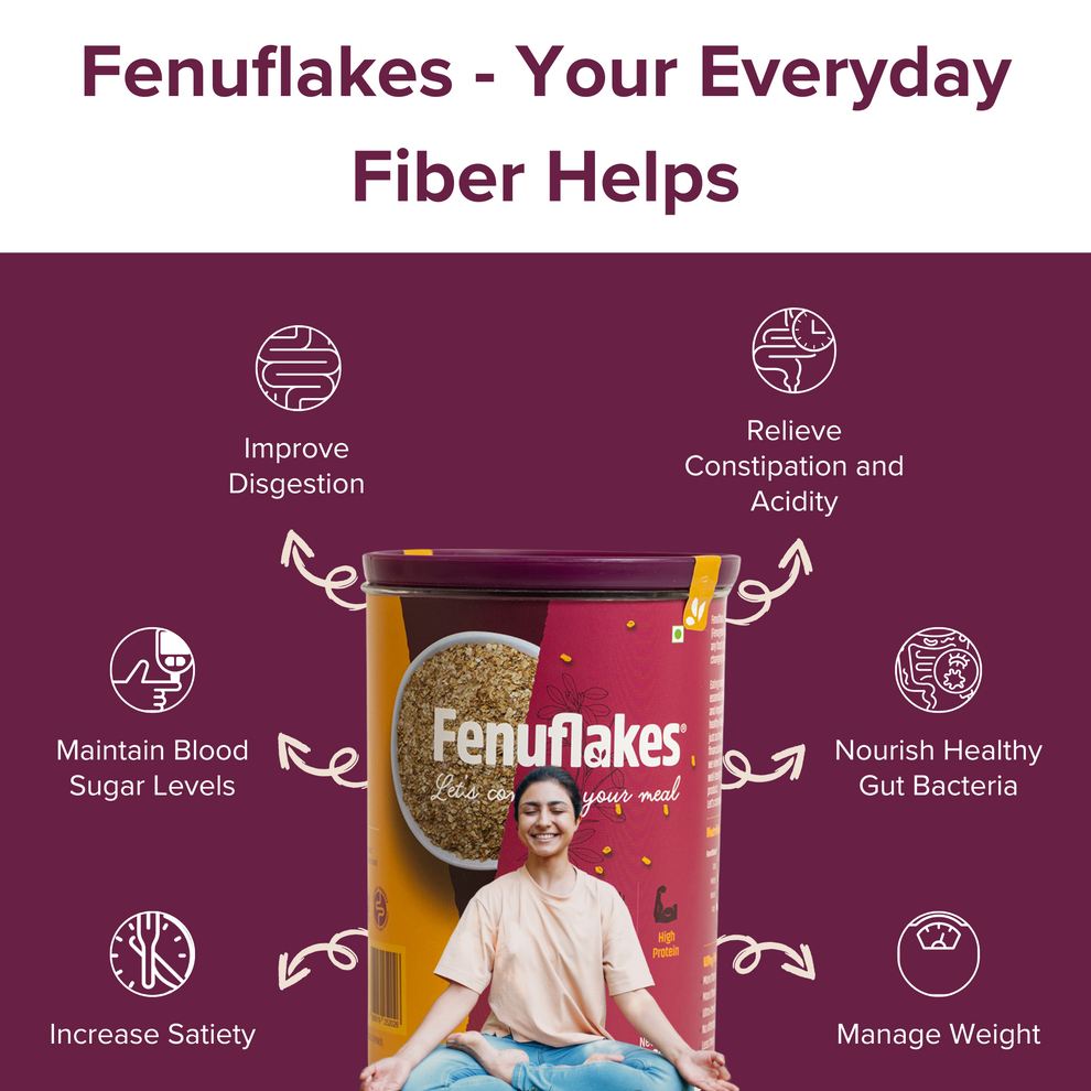 Fenuflakes - Protein and Fiber rich food (1kg)
